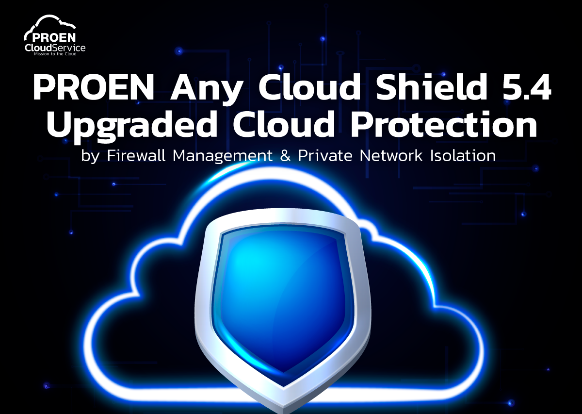 PROEN Any Cloud Shield 5.4 Upgraded Cloud Protection by Firewall Management & Private Network ...